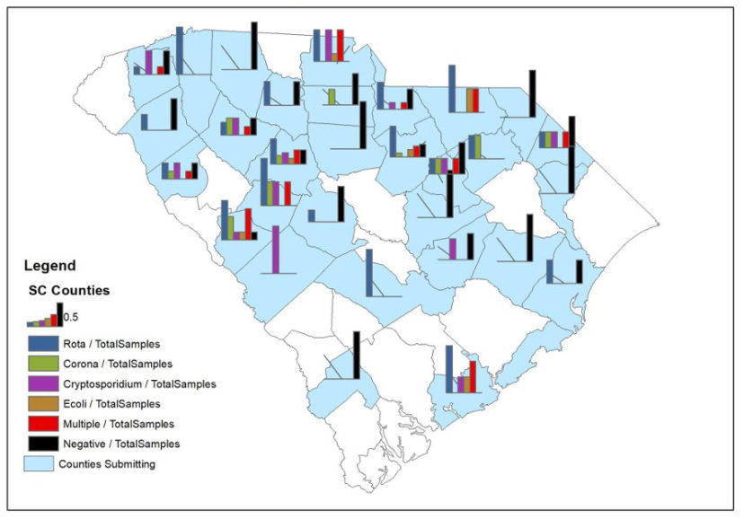 Rotavirus, Coronavirus, E. coli K99, and Cryptosporidium in South ...